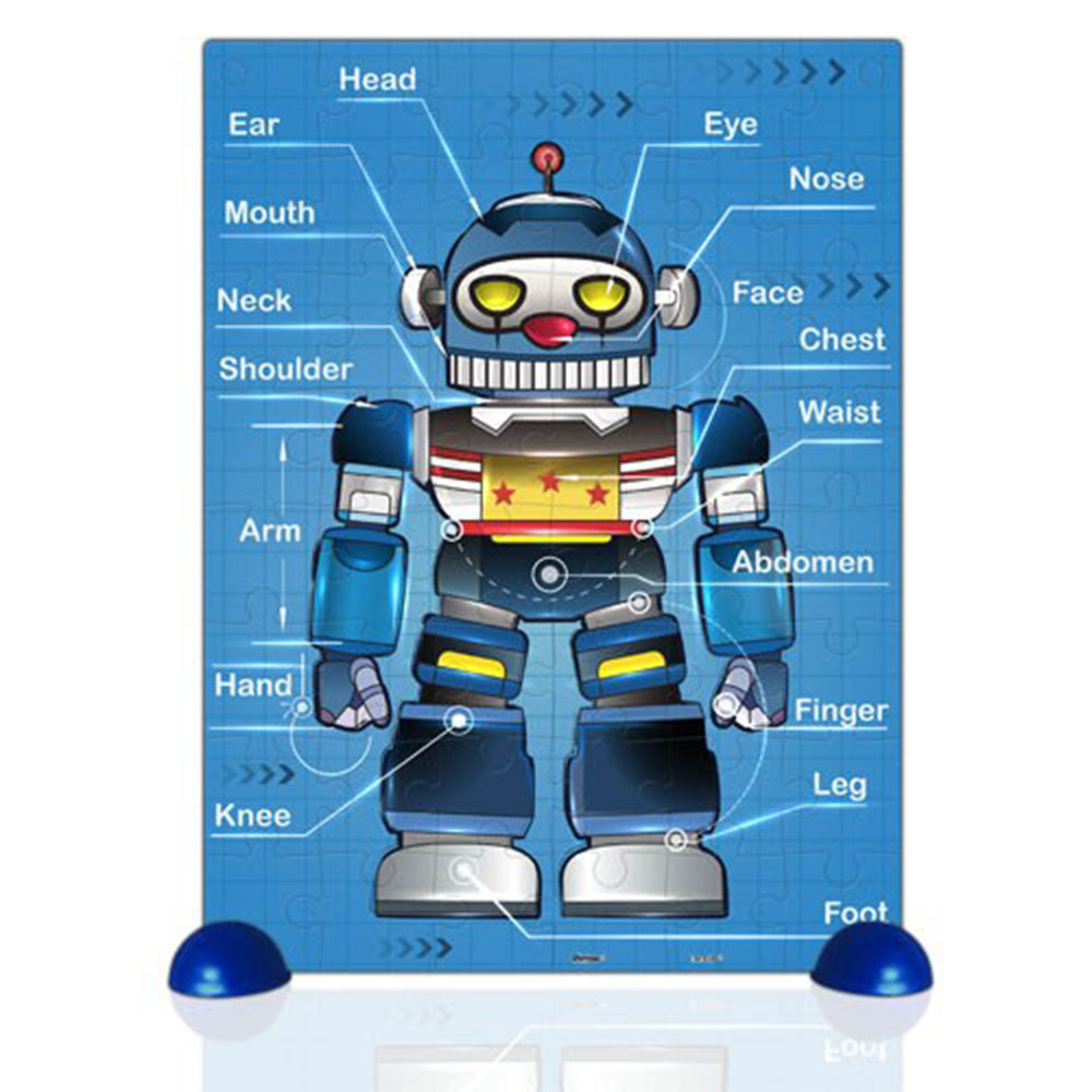 Buy Pintoo Plastic Robots Body Puzzle 48pcs - MyDeal Australia