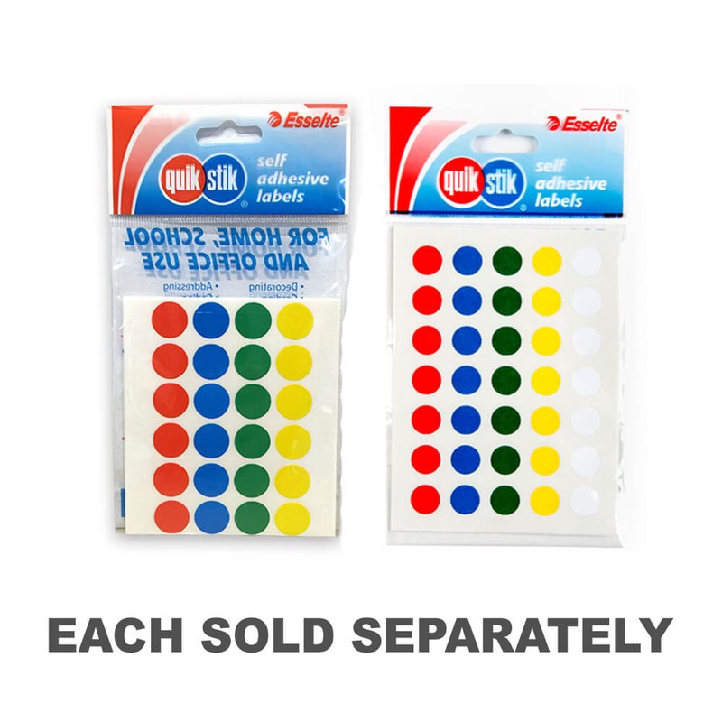 Buy Quik Stik Multi Dot Label (Pack of 10) - MyDeal