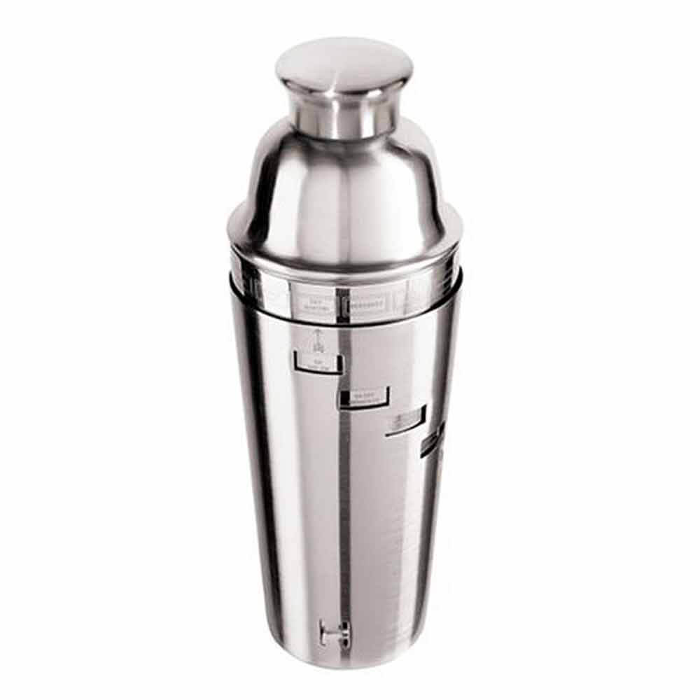 Buy Stainless Steel Dial-A-Drink Cocktail Shaker - MyDeal Australia