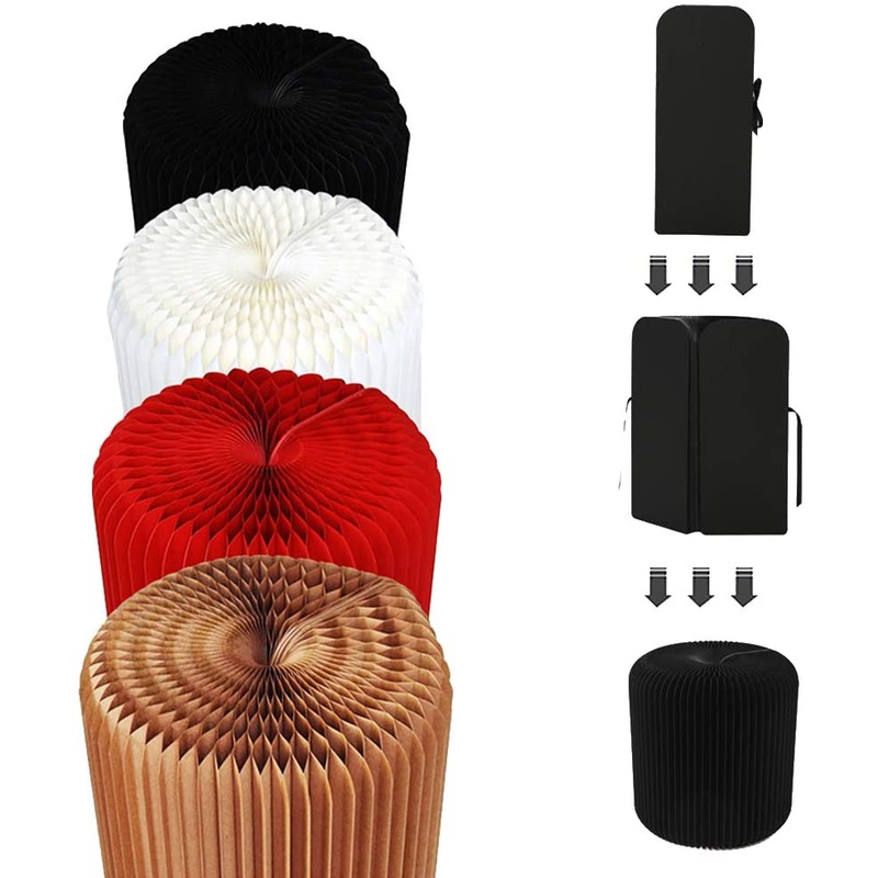 Buy iPaper White Folding Paper Table In White With A Clear Acrylic ...