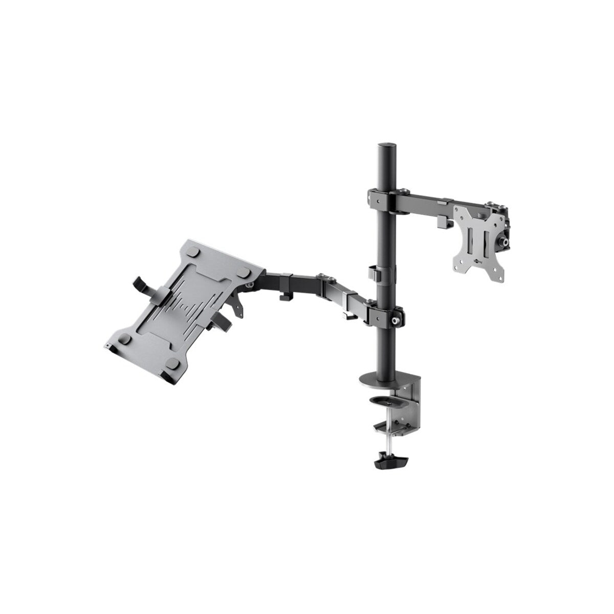 Buy Goobay Monitor Mount Workstation Single Pole for 17-32 Inch Screens ...