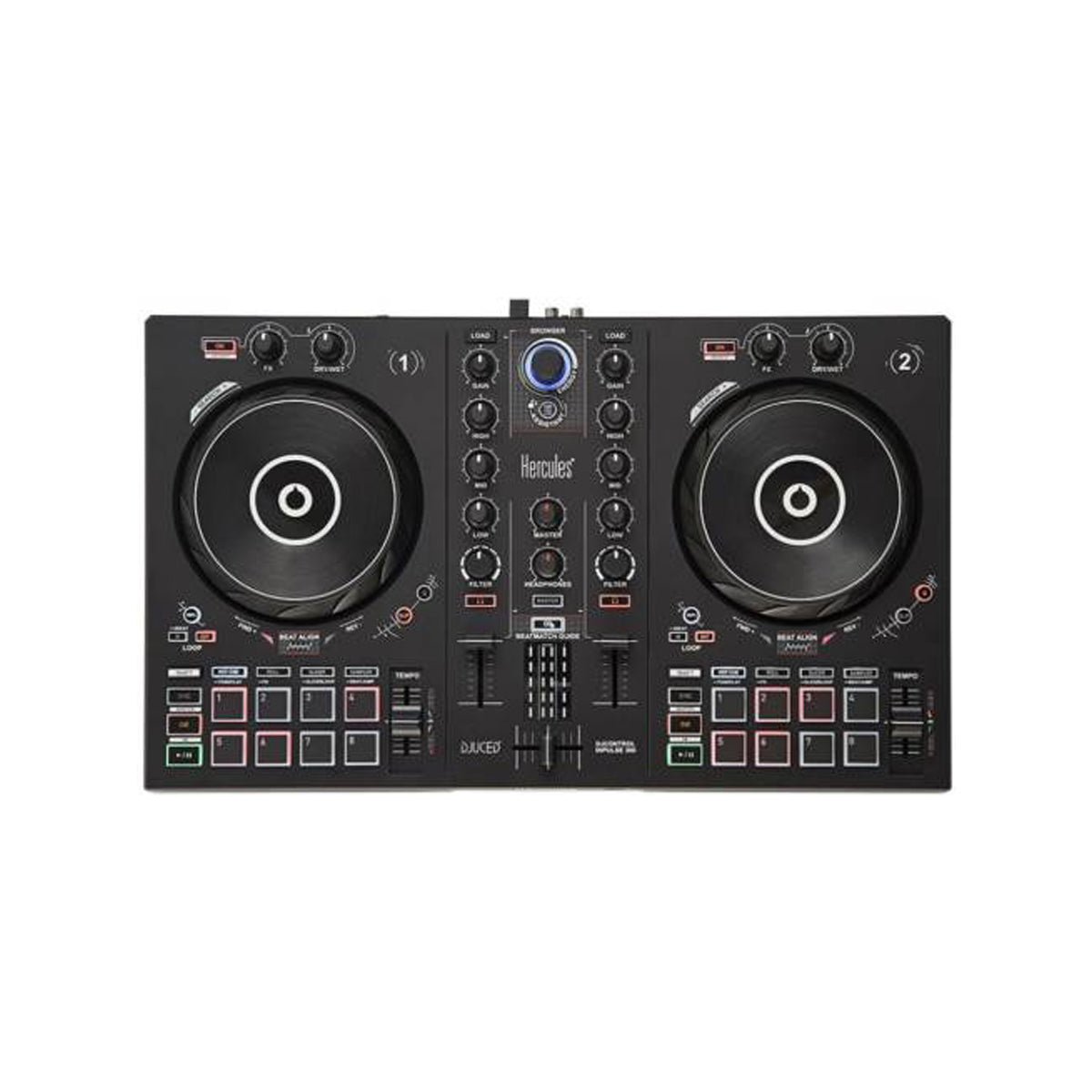 Buy Hercules DJControl Inpulse 300 2 Channel USB Controller - MyDeal ...