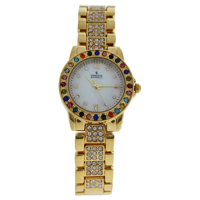 Buy CRM001 Gold-Multicolor Stainless Steel Bracelet Watch by Charlotte ...