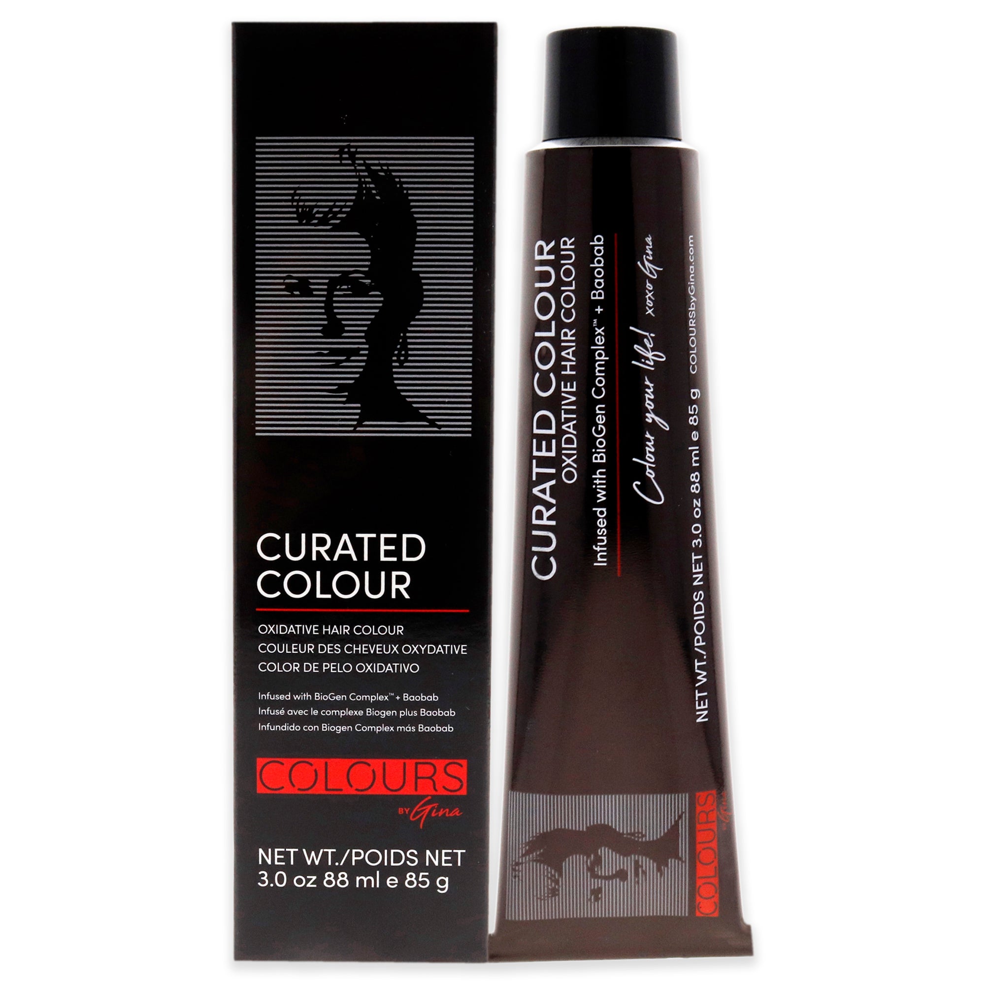 Buy Curated Colour - 8.3-8G Light Golden Blonde by Colours By Gina for Unisex - 3 oz Hair Color ...