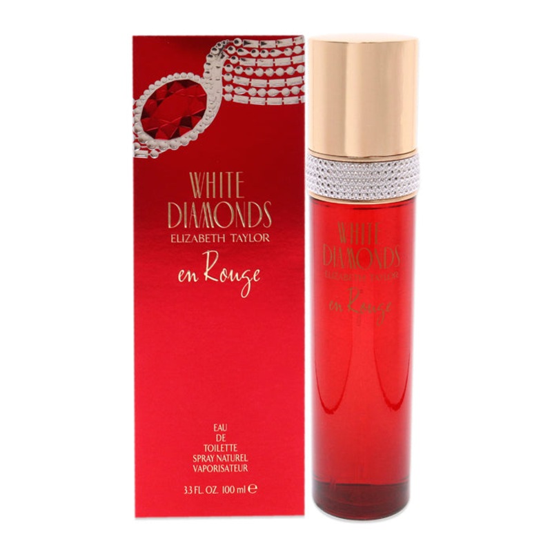 Buy Elizabeth Taylor White Diamonds En Rouge For Women 100ml/3.3oz - MyDeal