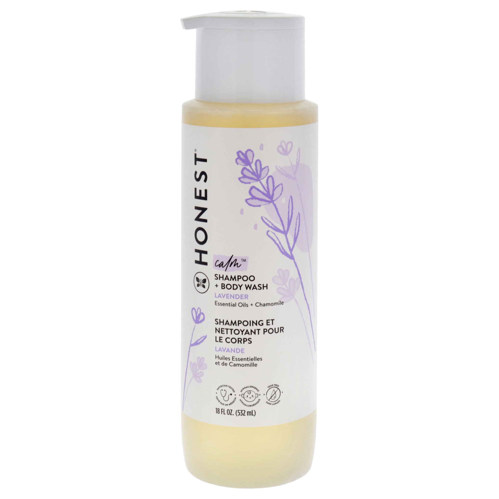 Buy Calm Shampoo and Body Wash - Lavender by Honest for Kids - 18 oz ...