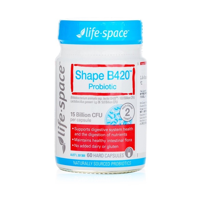 Buy Life Space Shape B420 Probiotic 60capsules - MyDeal Australia