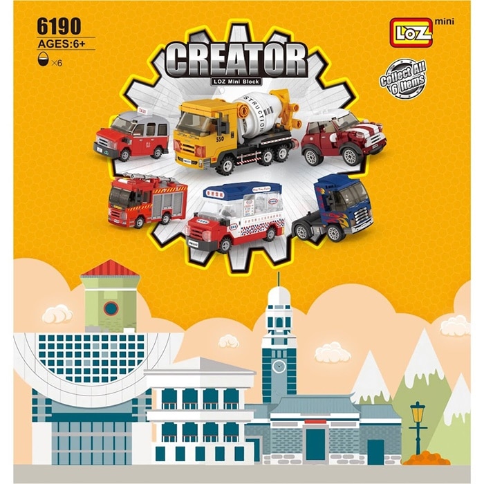 Buy Loz LOZ Mini Block - Mini Car Season 1 Building Bricks Set 15 x 22 ...
