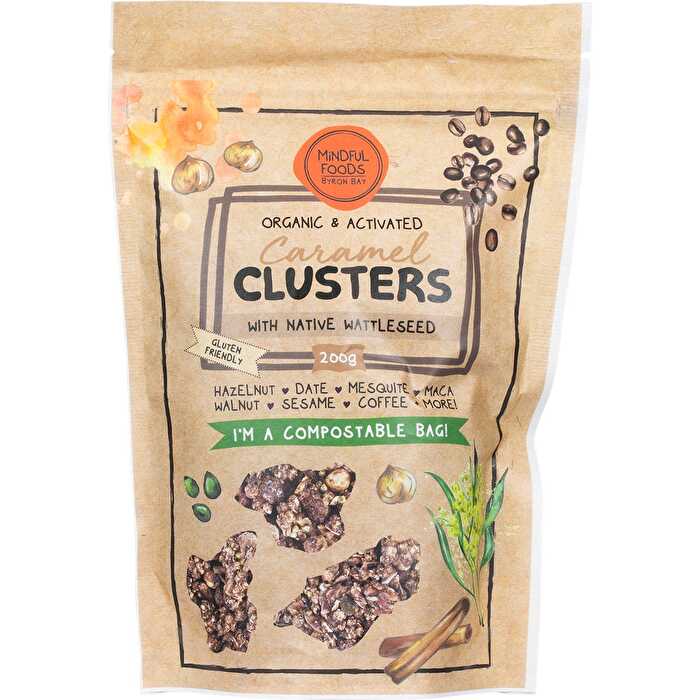 Buy Mindful Foods Caramel Clusters Native Wattle Seed Organic ...