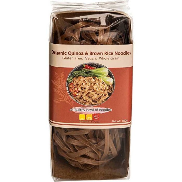 Buy Nutritionist Choice Rice Noodles Organic Quinoa & Brown 180g ...