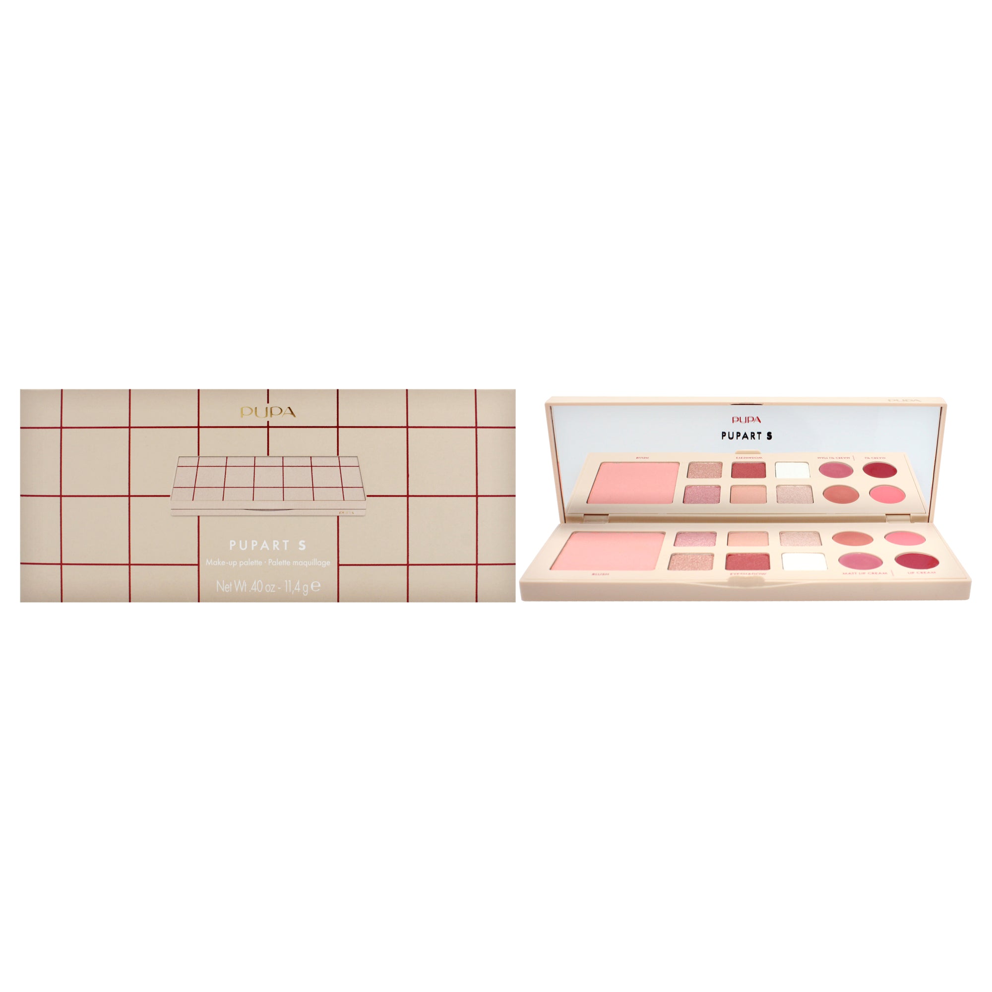 Buy Pupart S Make-Up Palette - 001 Nude by Pupa Milano for Women - 0.4 ...