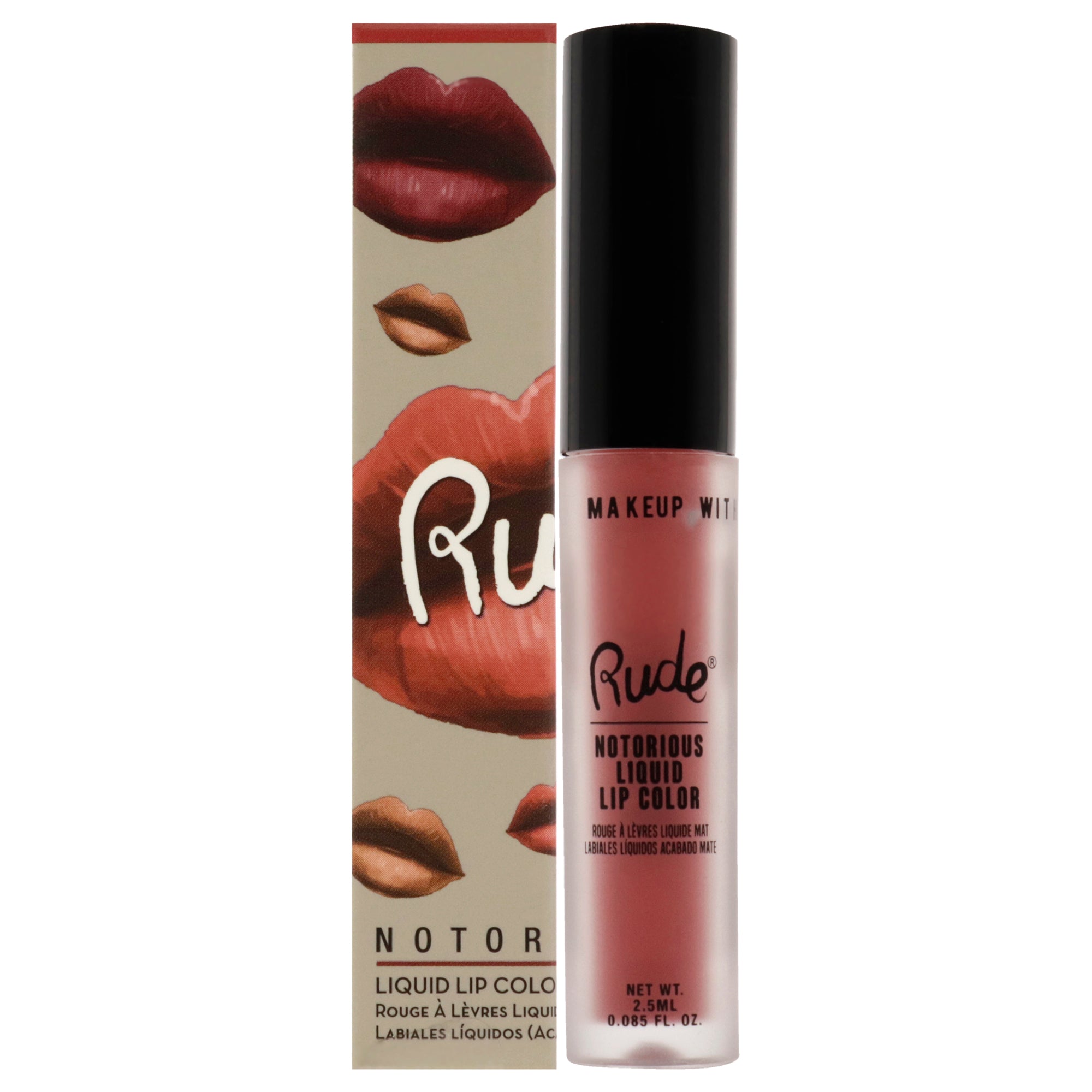 Buy Notorious Liquid Lip Color - Sinister Villain by Rude Cosmetics for ...
