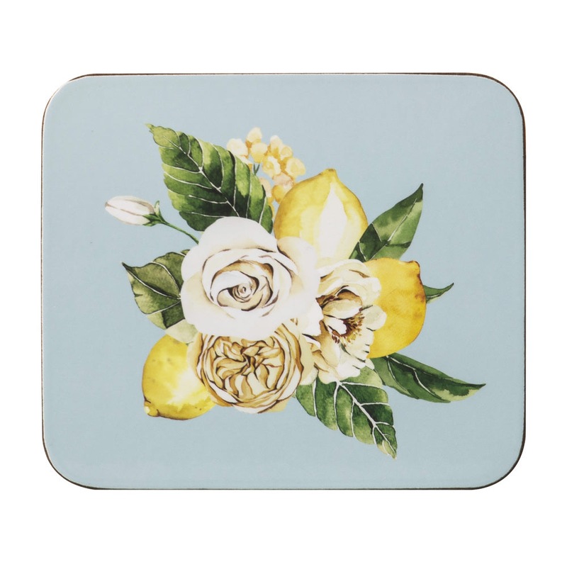 Buy Ashdene Citrus Blooms Set of 6 Coasters - MyDeal