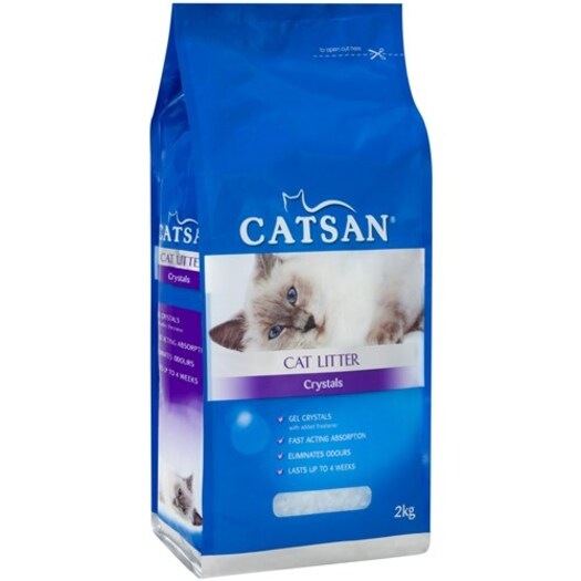 Buy Catsan Cat Litter Crystals 2kg - MyDeal Australia