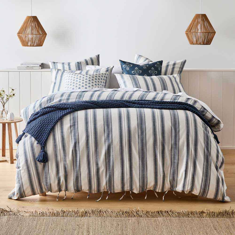 Buy Deborah Hutton Clifton Quilt Cover Set - King - MyDeal Australia
