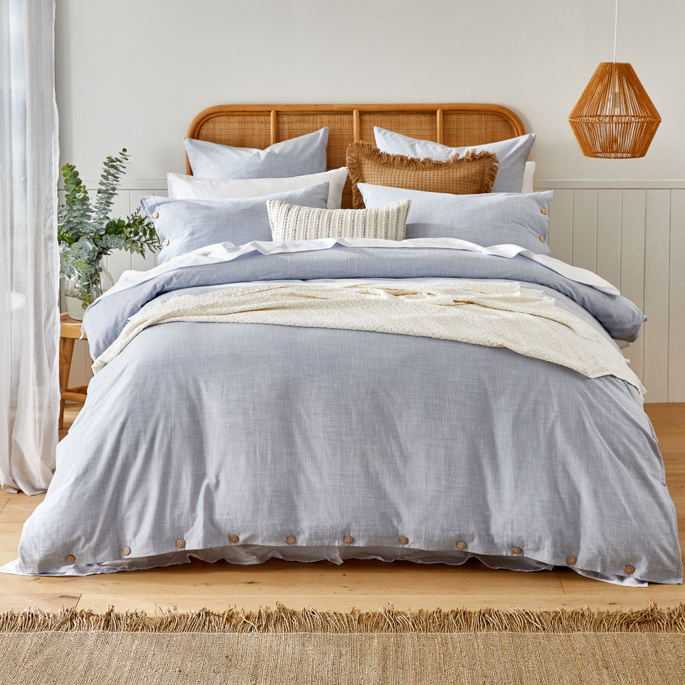 Buy Deborah Hutton Oakley Quilt Cover Set - Queen - MyDeal Australia