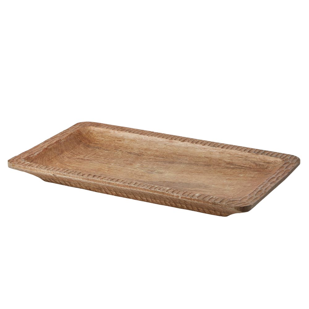 Buy Grand Designs Carved Wooden Platter - MyDeal Australia