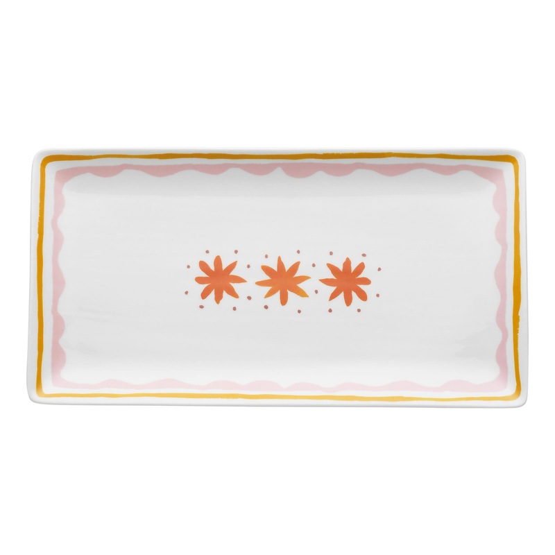 Buy Porto Fiesta Rectangle Serving Platter - Flor - MyDeal
