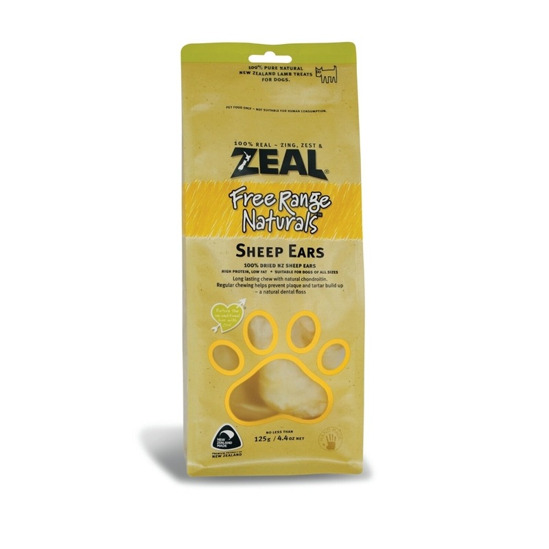 Buy Zeal Free Range Dog Treats Sheep Ears 125g - MyDeal Australia