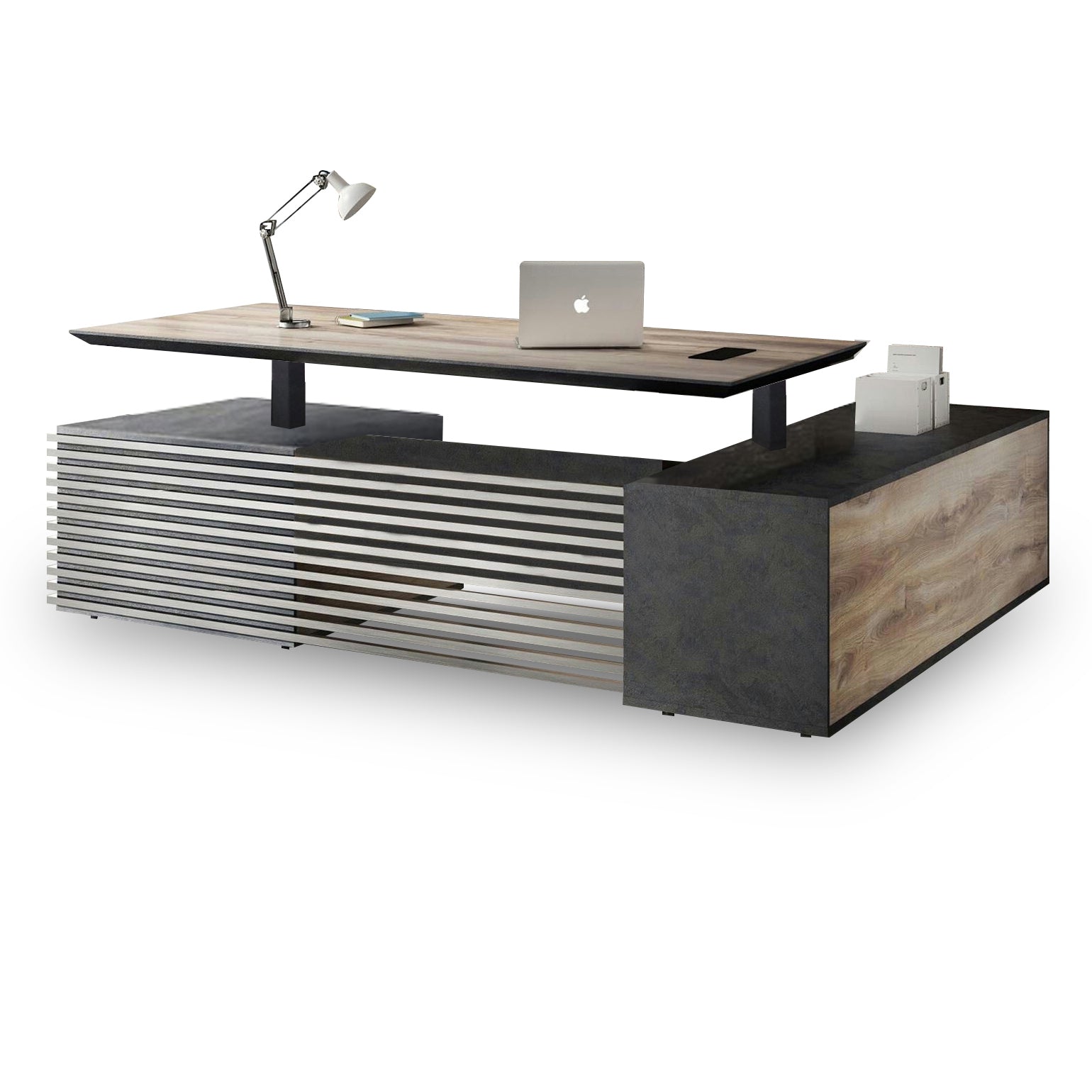 Buy PHOENIX 2.0 - Sit Stand Electric Lift Executive Desk with Left ...