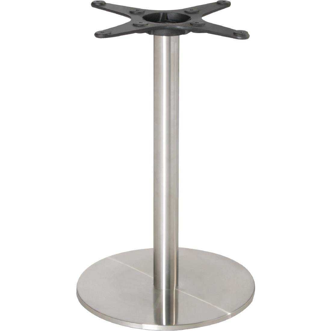 Buy Bolero Stainless Steel Round Table Base - Cafe Table Bases (U552 ...