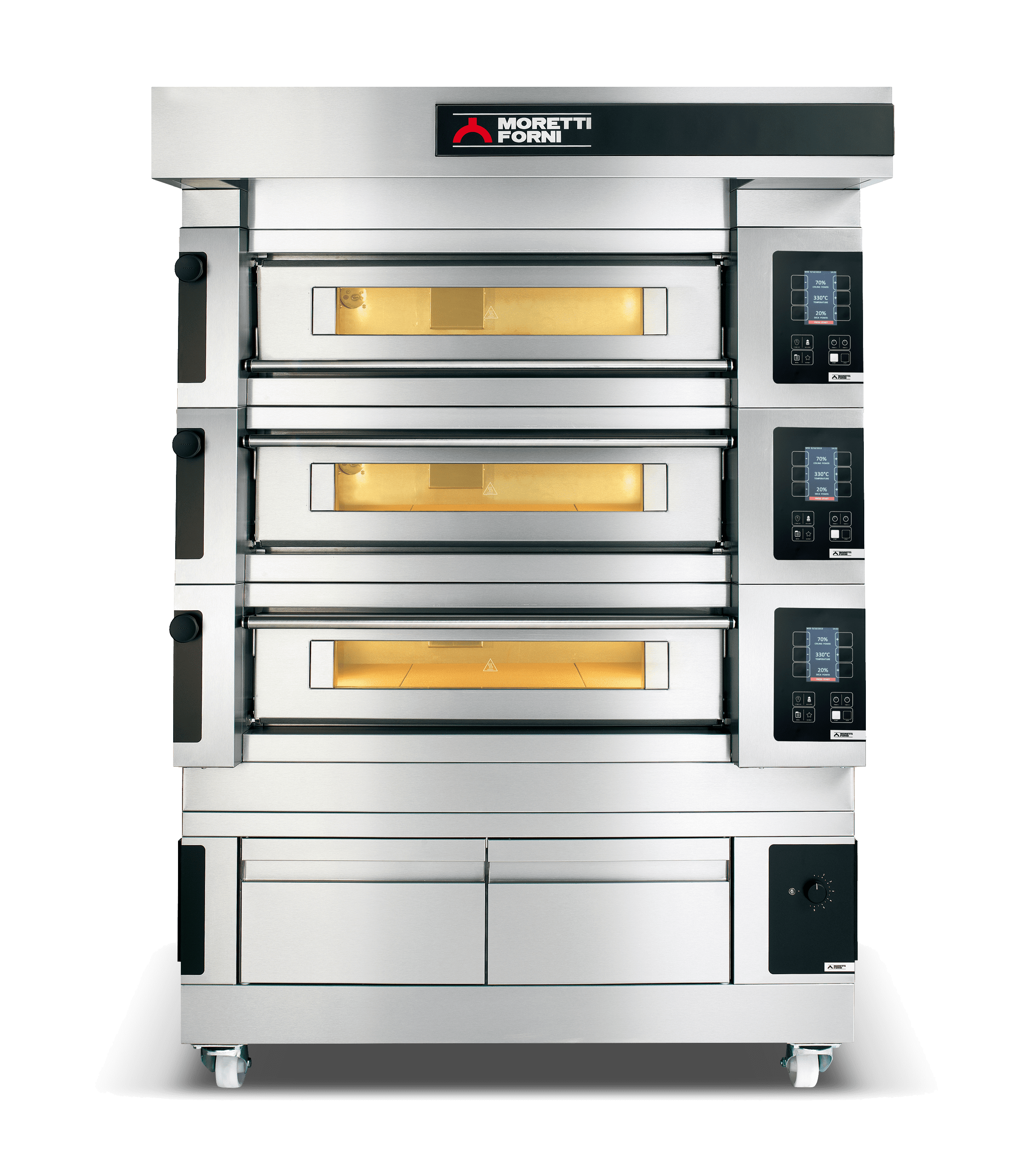 Buy Moretti Forni serieS Triple Deck Bakery Oven on Prover - 3 x ...
