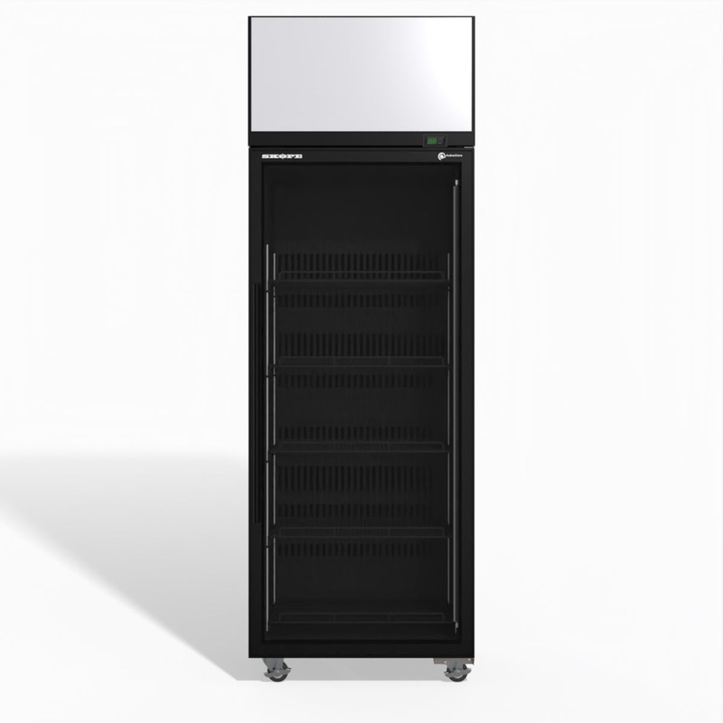 Buy Skope TME650N-AC 1 Glass Door Display or Storage Fridge, Lit Sign ...