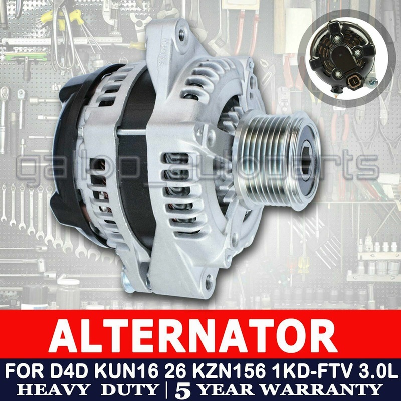 Buy Alternator for Toyota Hilux D4D 3.0L Turbo Diesel 1KD-FTV KUN16R ...