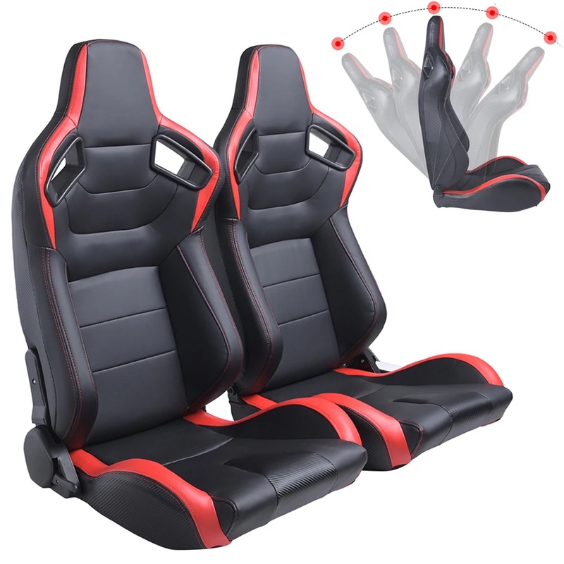 Buy Universal Driver Seats ADR.Approved Leather Adjustable Ergonomic ...