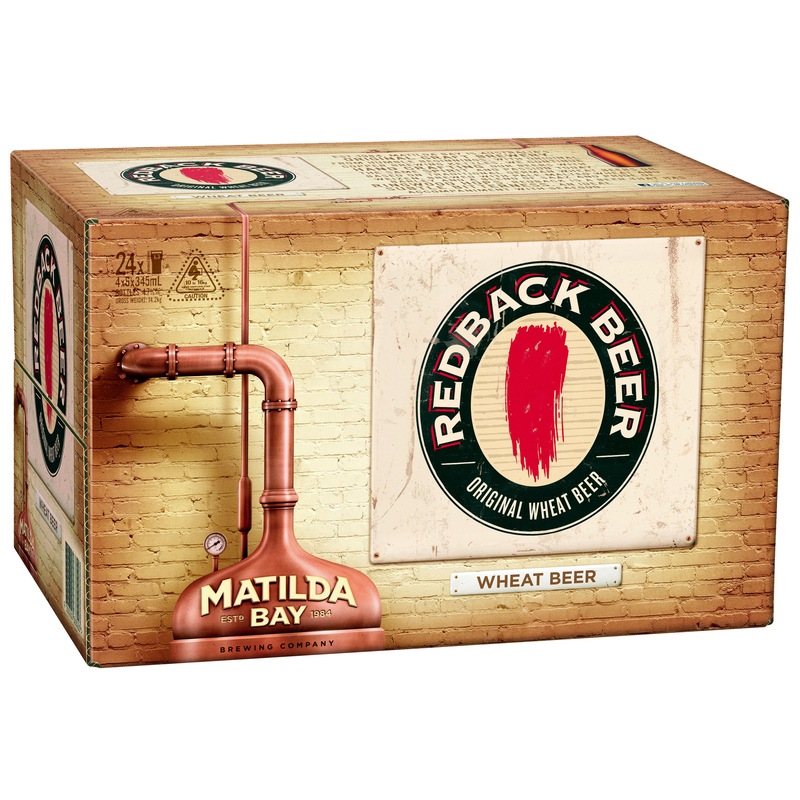 Buy Yak Ales Redback Original Beer Case 24 x 345mL Bottles - MyDeal