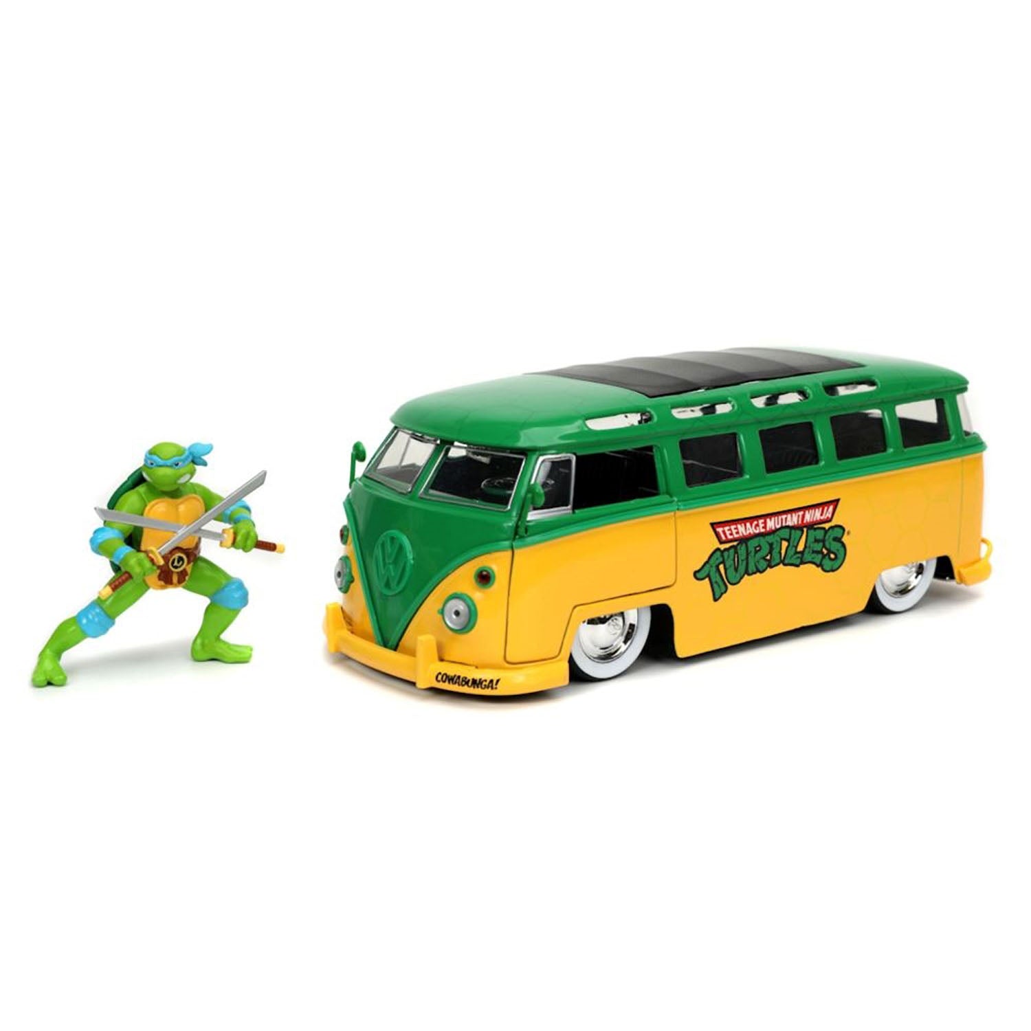 Buy 1:24 TMNT Leonardo VW Bus Movie - MyDeal Australia