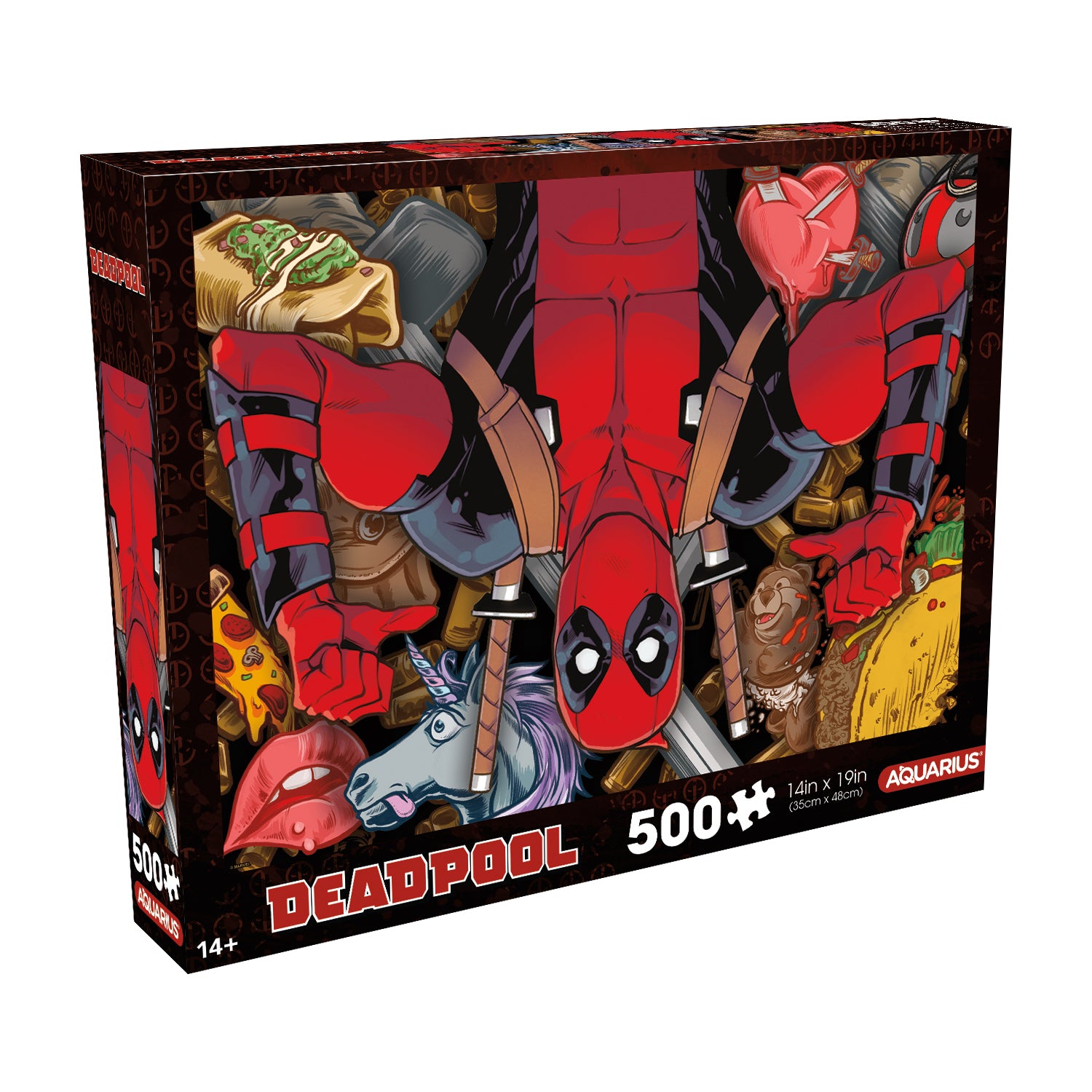 Buy Marvel Deadpool Collage 500 Piece Jigsaw Puzzle - MyDeal Australia