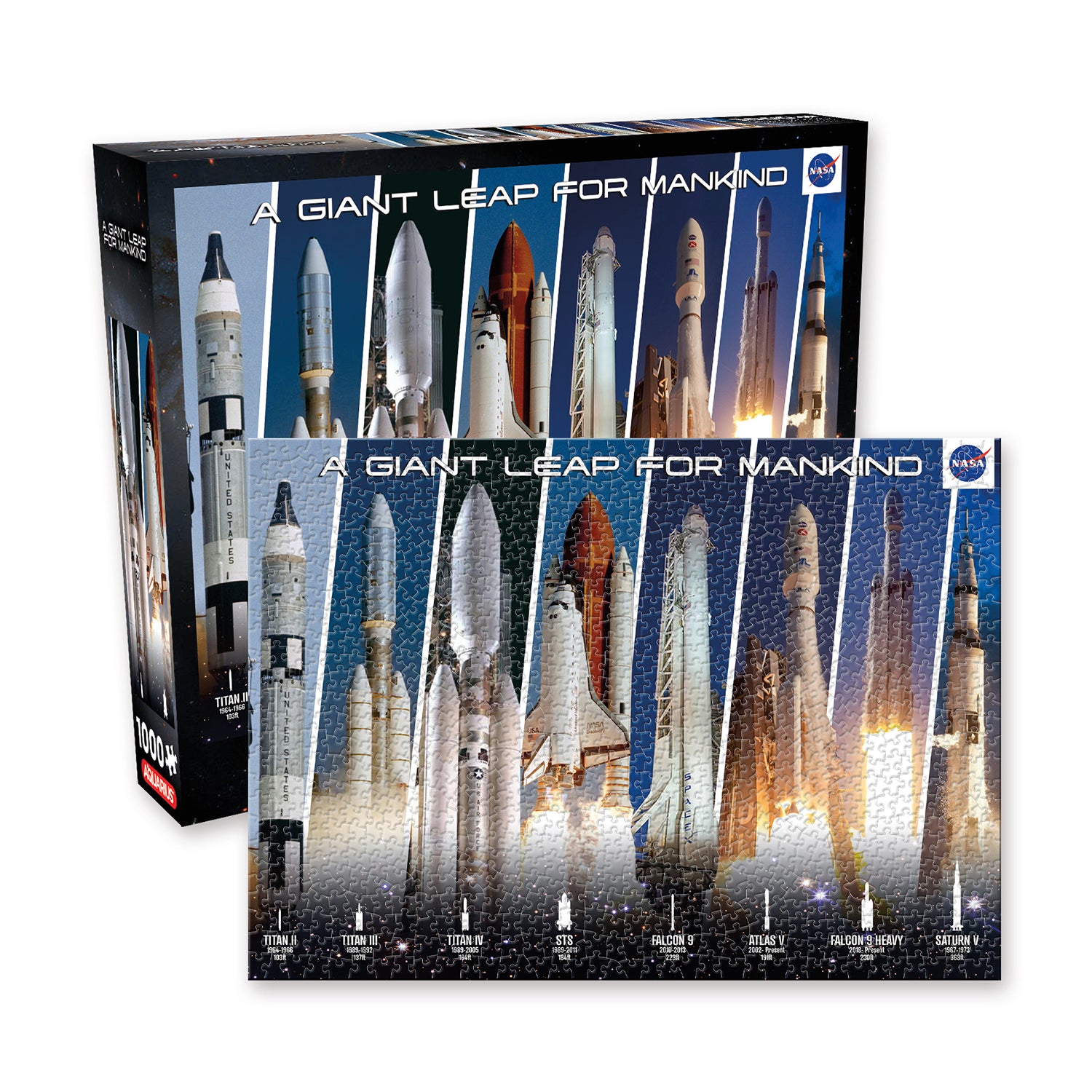 Buy NASA Rocket Grid 1000pc Puzzle - MyDeal Australia