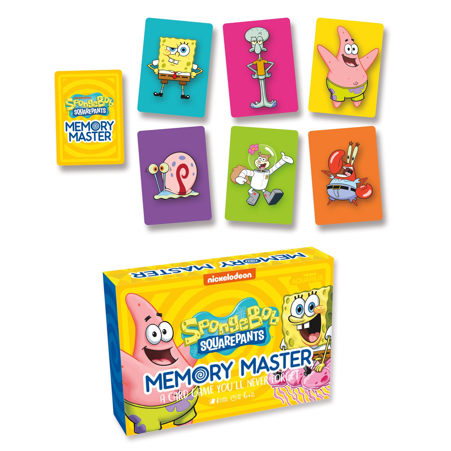 Buy SpongeBob Memory Master Card Game - MyDeal Australia