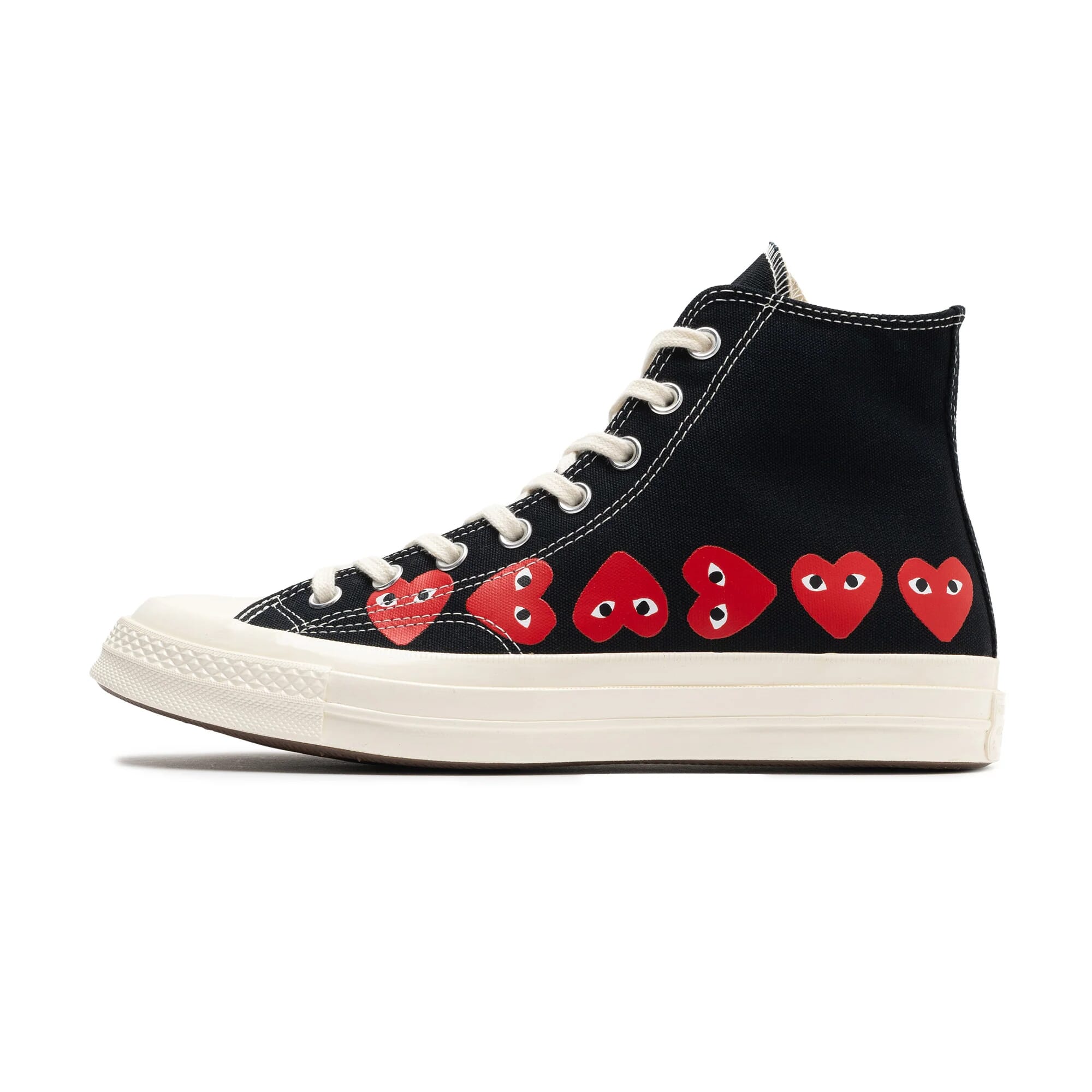 Buy Converse Chuck 70 CDG Hi Black/High Risk Red/Egret A08147C Men's ...