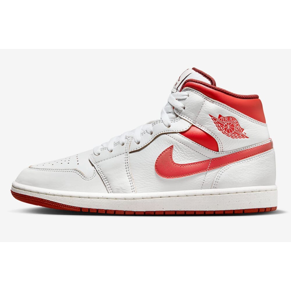Buy Nike Air Jordan 1 Mid SE White/Lobster-Dune Red-Sail FJ3458-160 Men's - MyDeal Australia