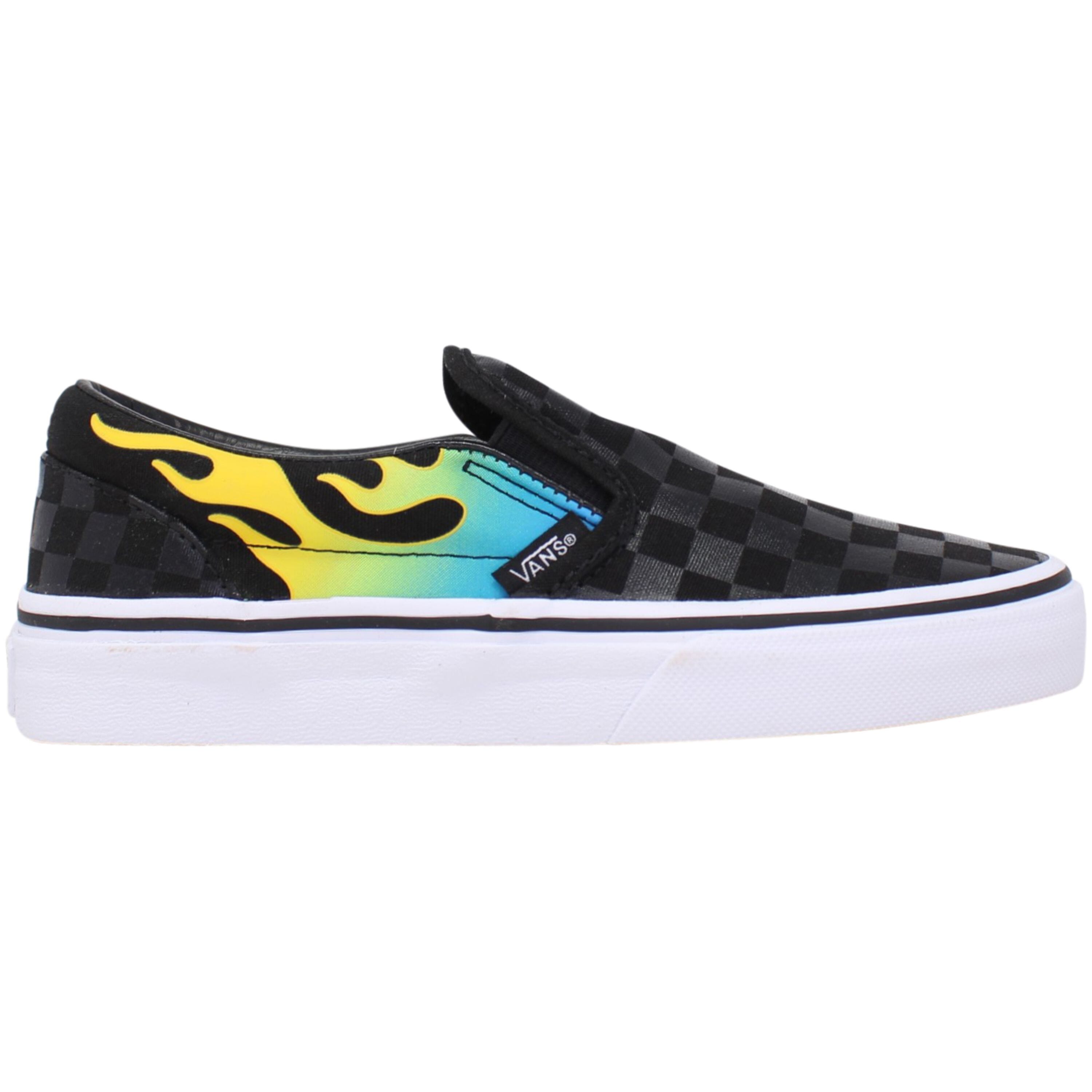 Buy Vans Classic Slip-On Black/True White VN0A4BUTESY Pre-School ...