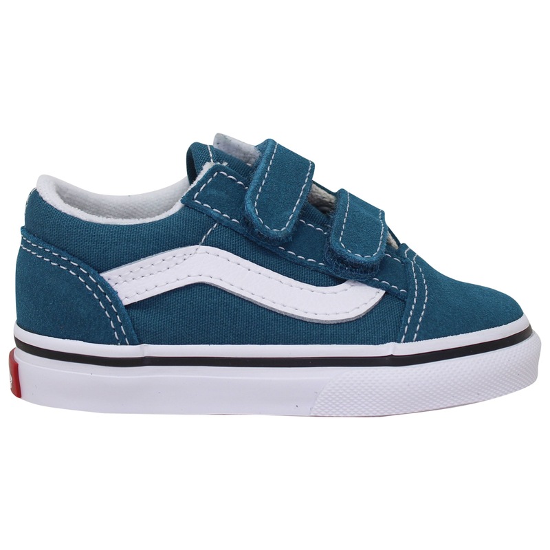Buy Vans Old Skool V Blue/Coral-White VN000D3Y9EM Toddler - MyDeal