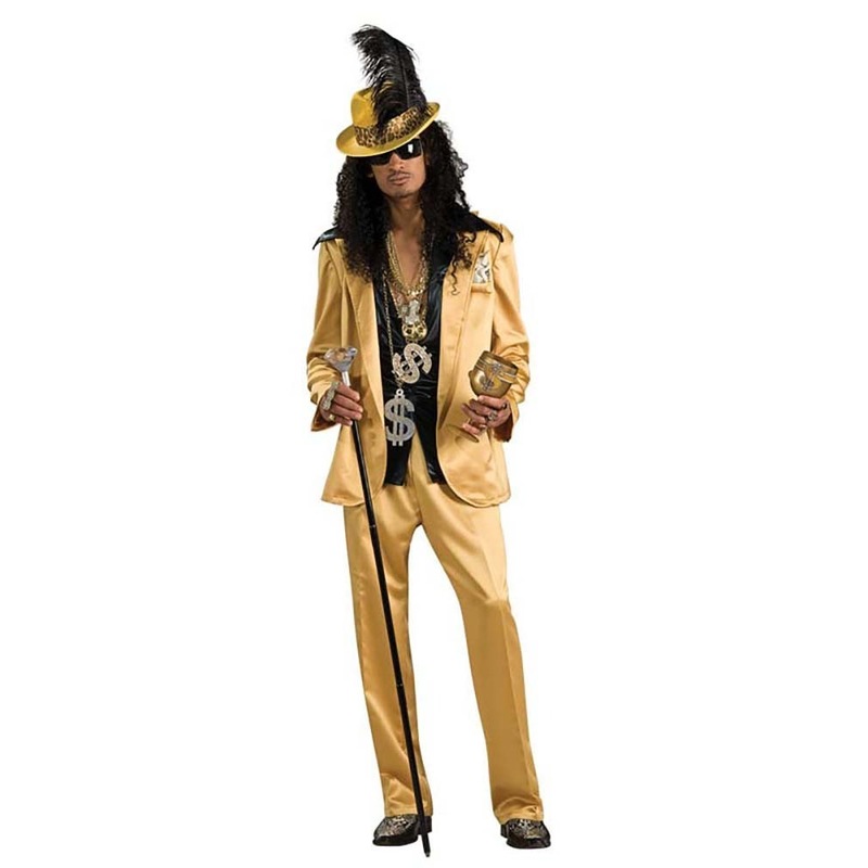 Buy Gold Hustlah Adult Pimp Daddy Costume - MyDeal