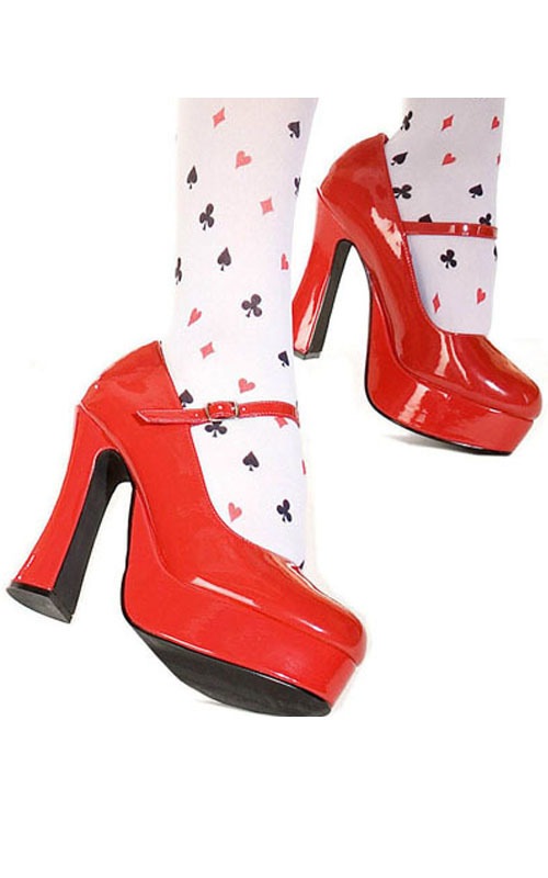 Buy Red High Heel Platform Adult Shoes - MyDeal Australia