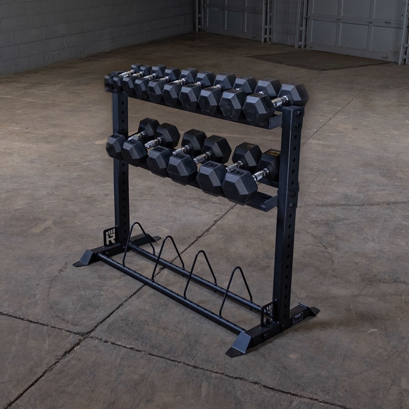 Buy Rugged Series Weight Plate & Dumbbell Rack (Rack Only, Weights Not ...