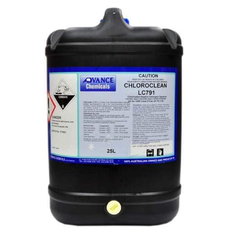Buy Chloroclean Alkaline Sanitiser 25Lt - MyDeal