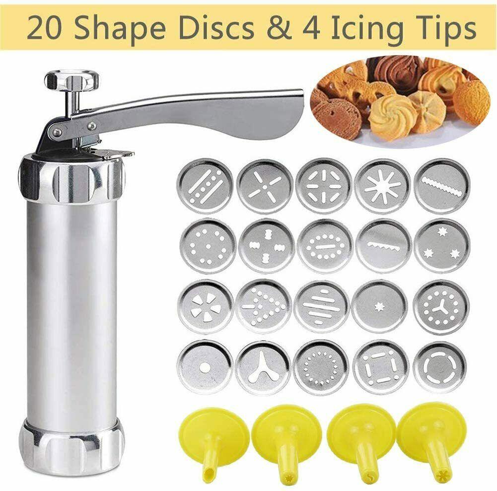 Buy Manual Biscuit Cookie Press Stamps Set Cake Decorating Tool Maker ...