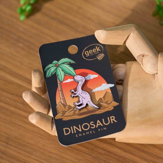 Buy Dinosaur Enamel Pins - Heebie Jeebies - MyDeal Australia