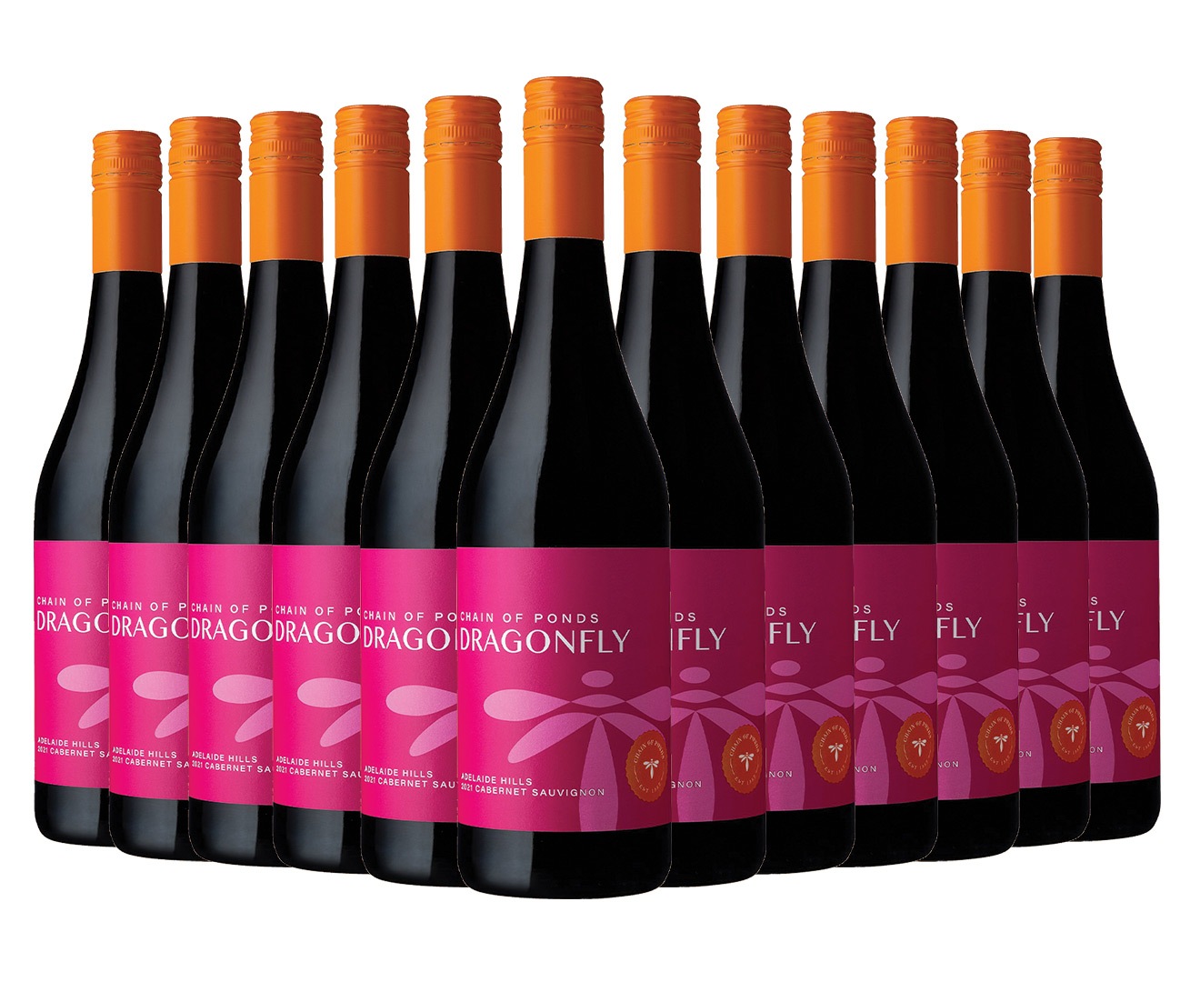 Buy Chain Of Ponds Dragonfly Adelaide Hills Cabernet Sauvignon 2021 Dozen - MyDeal Australia