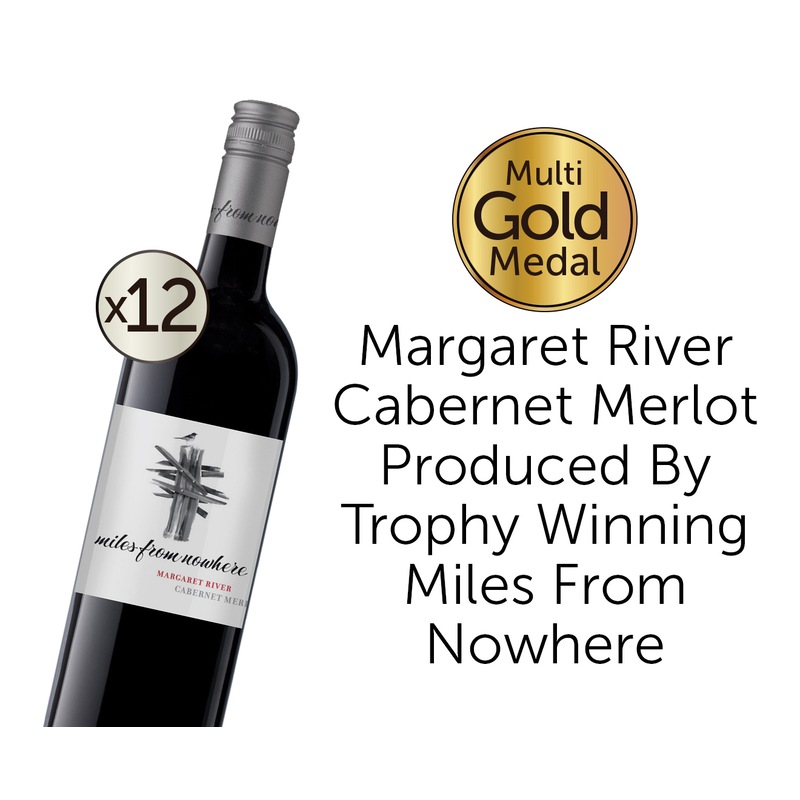 Buy Miles from Nowhere Margaret River Cabernet Merlot 2019 Dozen - MyDeal Buy Miles from Nowhere Margaret River Cabernet Merlot 2019 Dozen - MyDeal