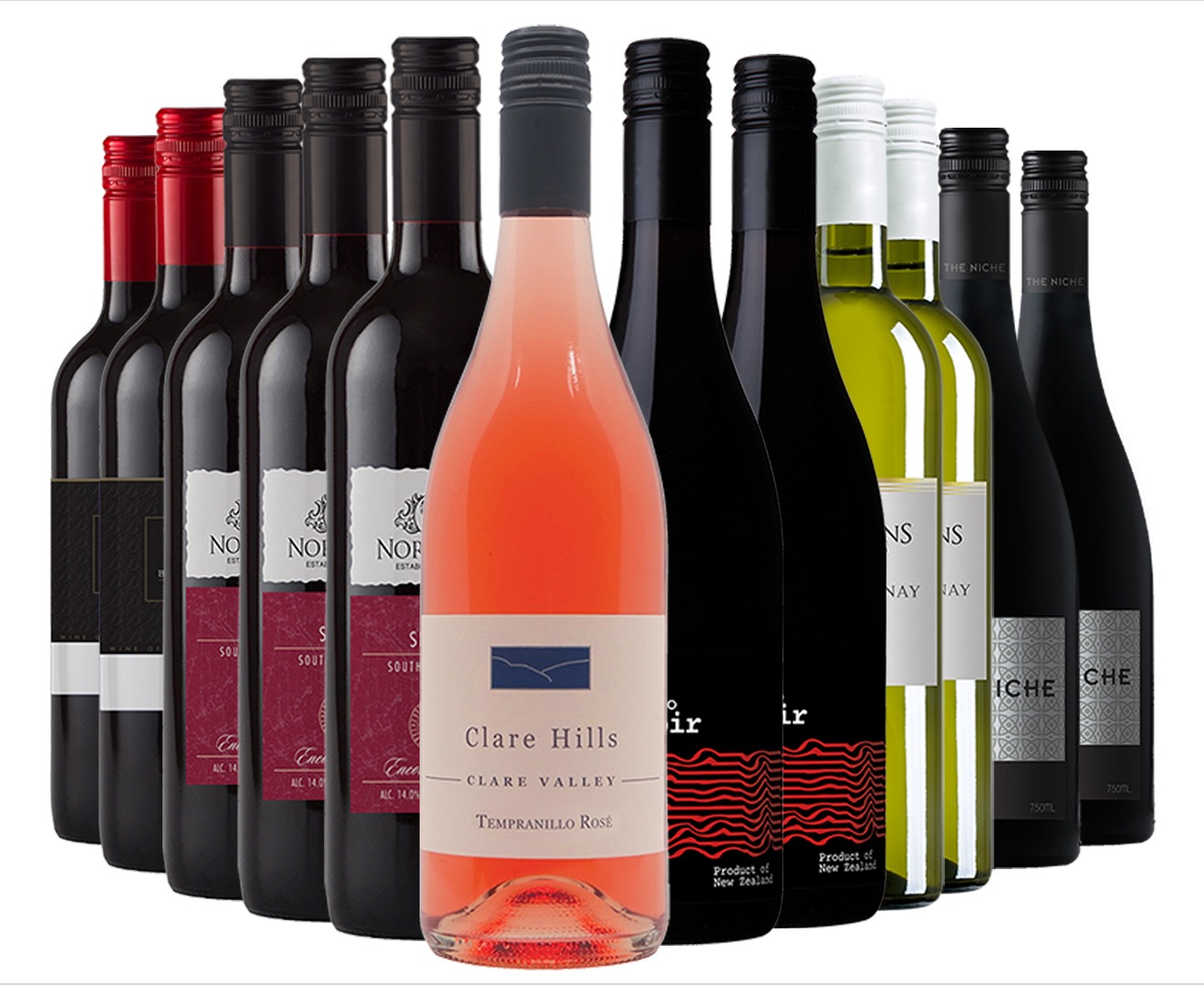 Buy Premium Red & White Mixed Dozen V3 - MyDeal Australia