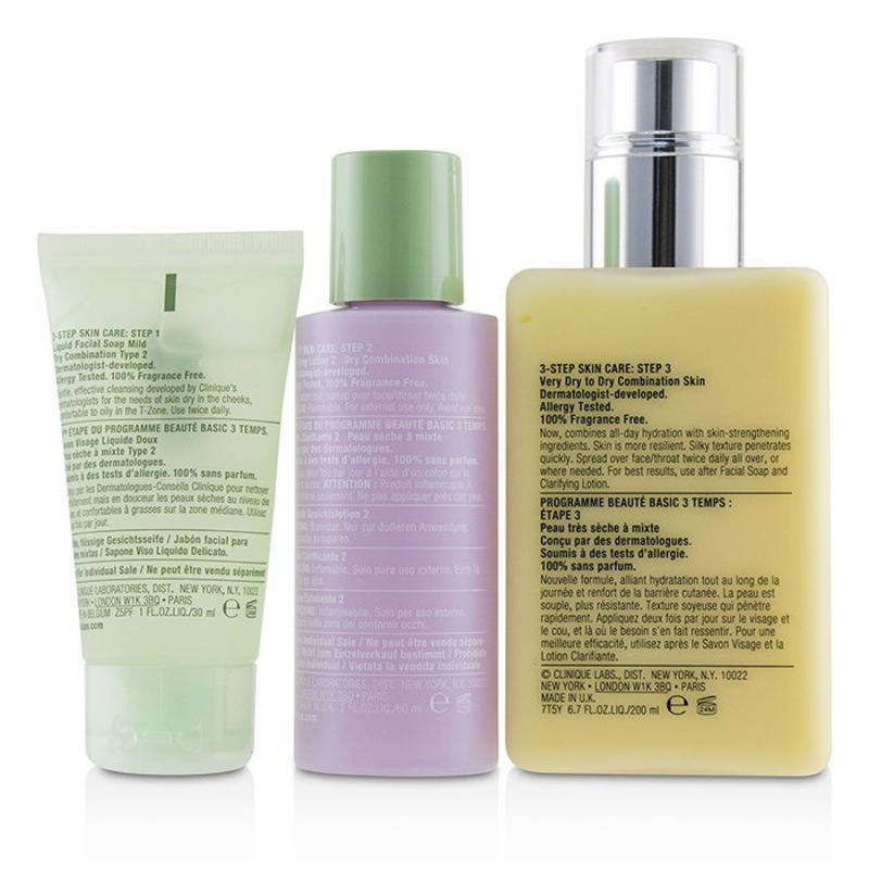 Buy CLINIQUE - 3-Step Skin Care System (Skin Type 2): DDML+ 200ml ...