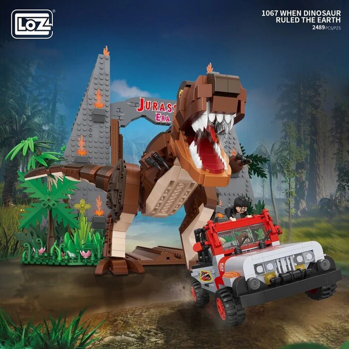 Buy LOZ - LOZ Mini Blocks - When Dinosaurs Ruled The Earth Building ...
