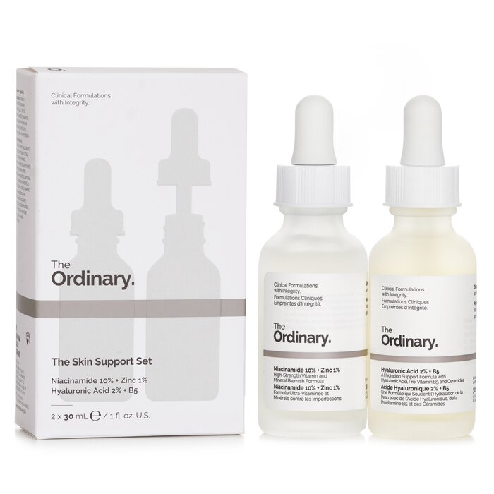 Buy THE ORDINARY - The Skin Support Set: Niacinamide 10% + Zinc 1% 30ml ...